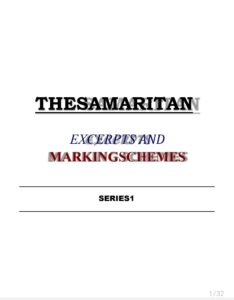 The Samaritan Excerpts with answers