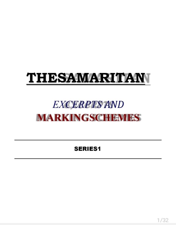 The Samaritan Excerpts with answers