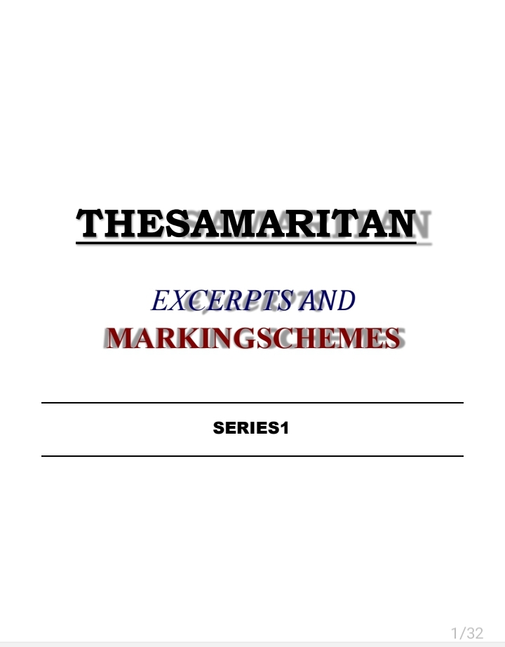 The Samaritan Excerpts with answers