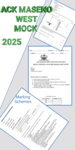 Maseno 2025 mock exams
