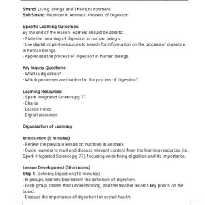 GRADE 9 TERM 2 INTEGRATED SCIENCE LESSON PLANS