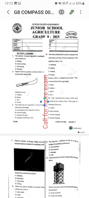Compass JS2506 2025 grade 8