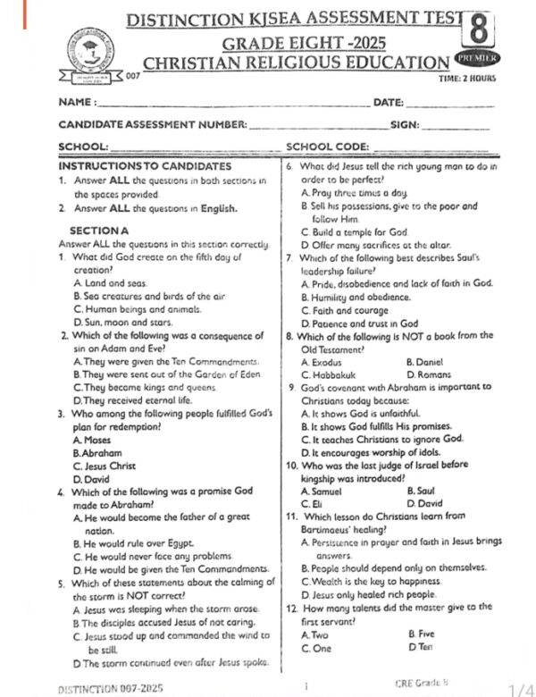 The Samaritan Essays questions with answers