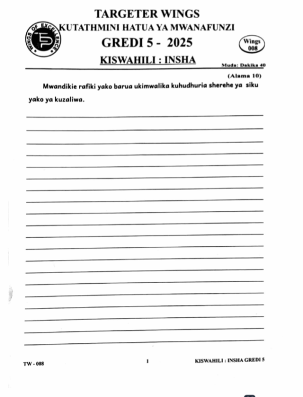 MARANDA HIGH SCHOOL MOCK EXAMS 2025